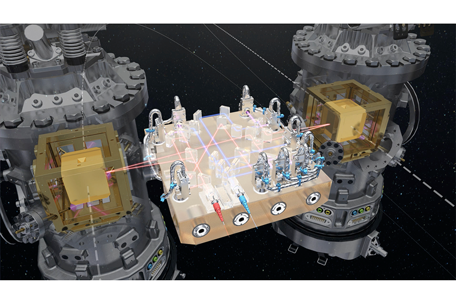 How to hunt gravitational waves? Put a gigantic detector in space ...