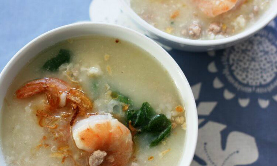 Rice soup with pork and shrimp - CSMonitor.com