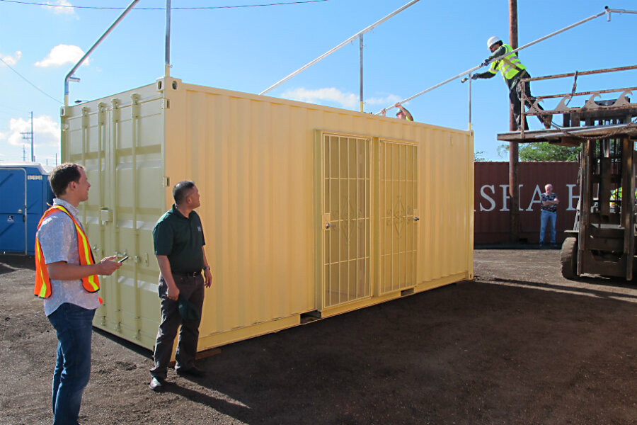 Shipping containers make headway as housing options (yes, with windows ...
