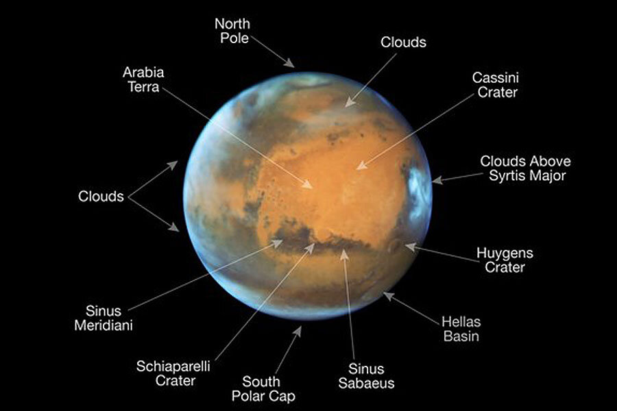 Mars illuminated in sunlight ahead of Mars opposition - CSMonitor.com
