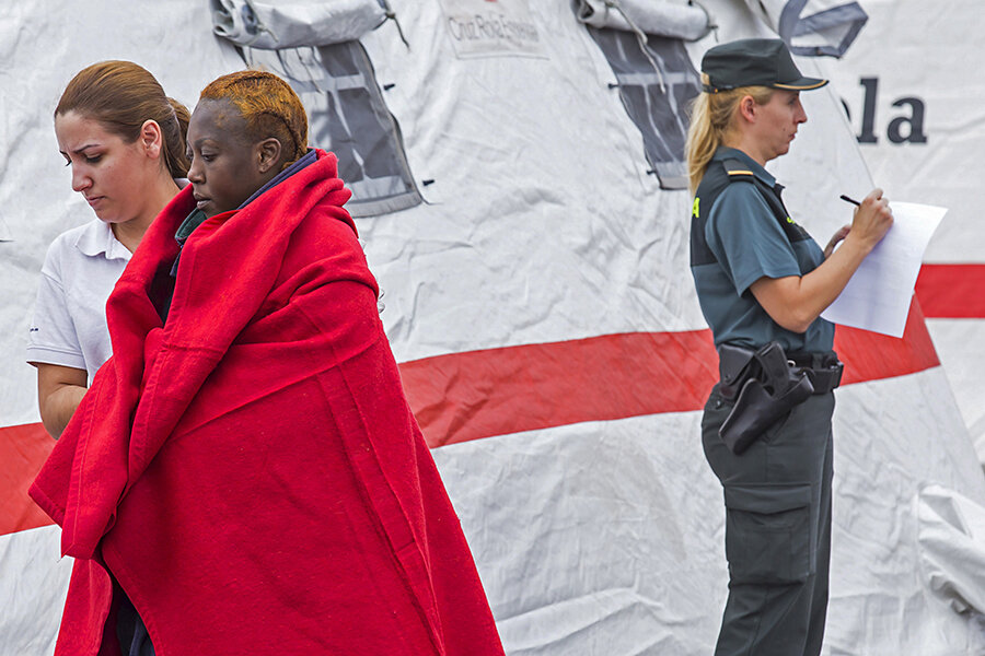 A place where Muslim migrants arrived in Europe en masse – and ...