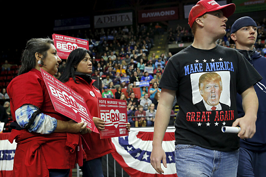 Would Trump-Sanders debate blow up politics as we know it? - CSMonitor.com