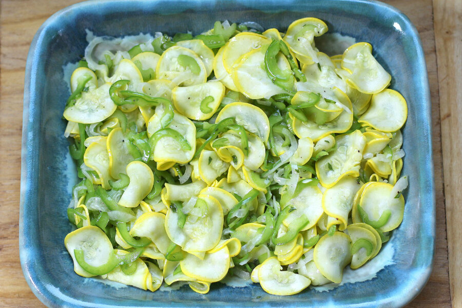 Marinated summer squash salad - CSMonitor.com