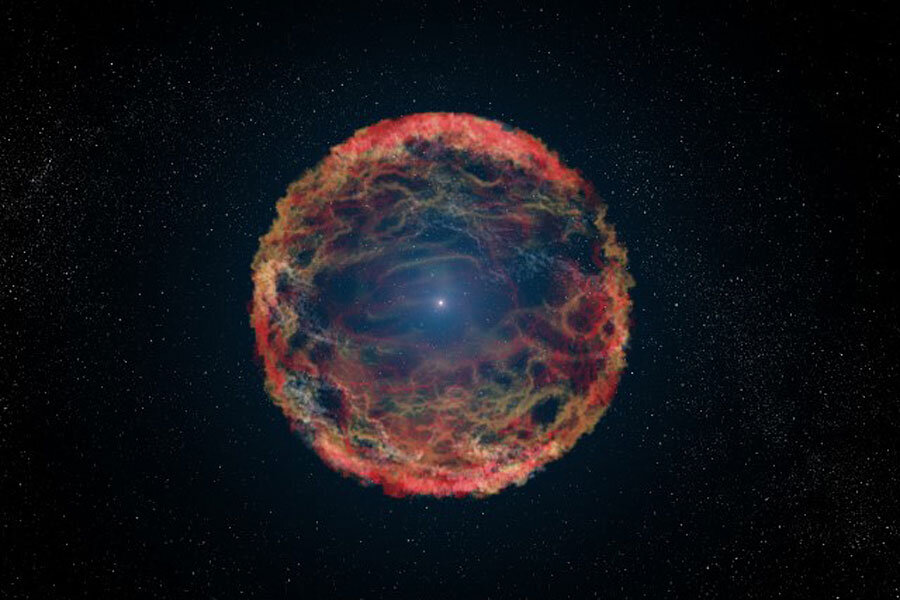 Spectacular supernova may have helped usher in mass extinction ...