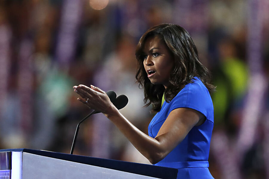 Michelle Obama's full DNC speech: Best of the night? - CSMonitor.com