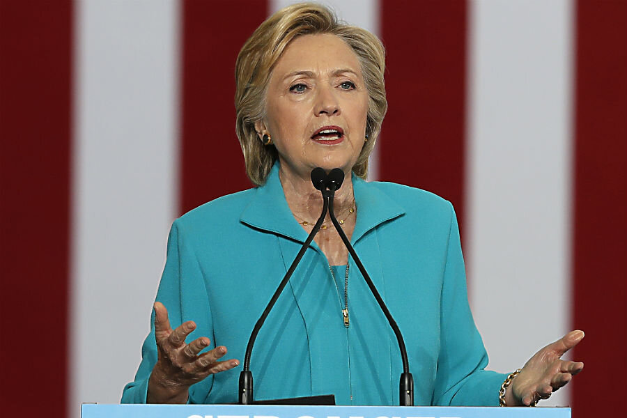 Hillary Clinton rolls out new mental health plan - CSMonitor.com