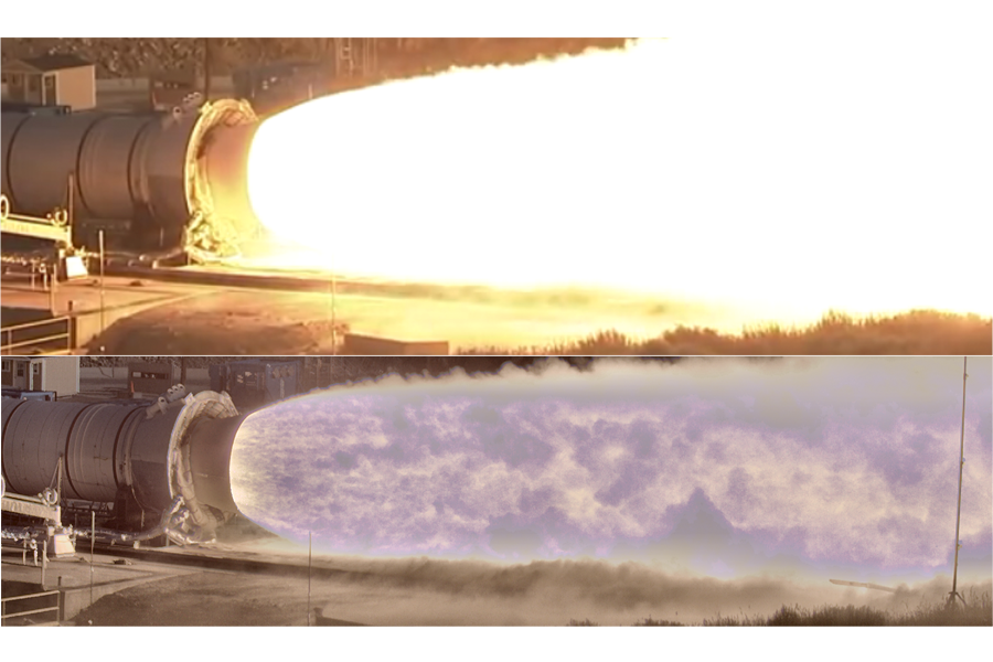 Watch this fiery NASA rocket booster in unprecedented detail ...
