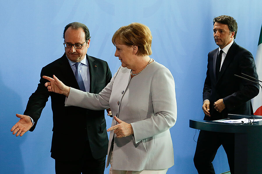 In a show of unity, European leaders gather at EU’s symbolic birthplace ...