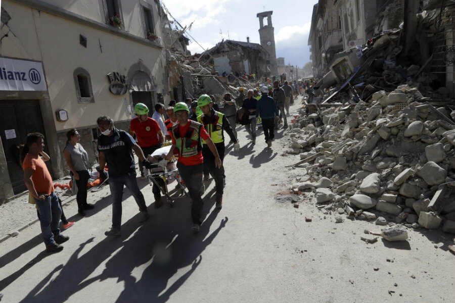 Earthquake rocks Italy. How big was it? - CSMonitor.com