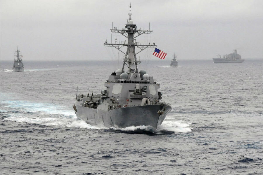 Iranian vessels 'harassed' US destroyer, Pentagon says - CSMonitor.com