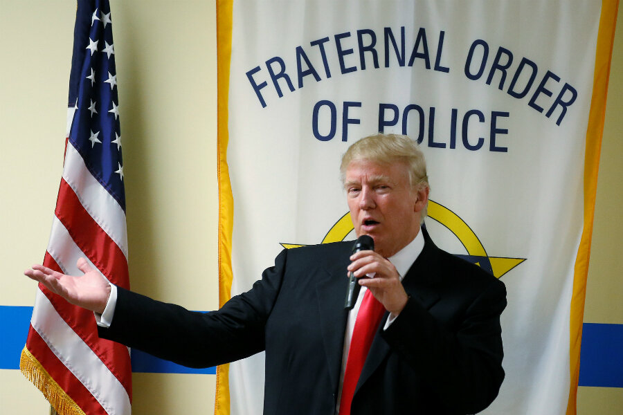 Why did the country's largest police union endorse Donald Trump ...