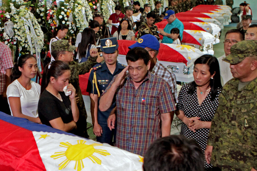 With brutal drug campaign as model, Duterte turns eye to Islamist ...