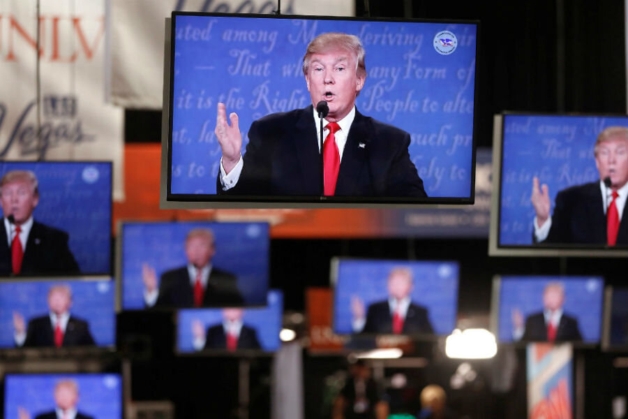 Donald Trump livestreams third debate on Facebook: a glimpse into Trump ...