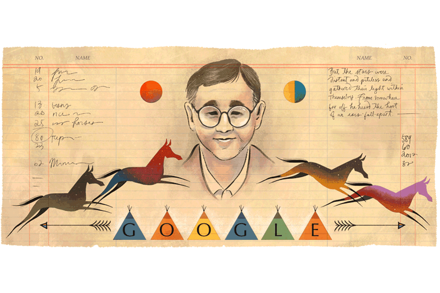 Google honors James Welch, writer of the Native American Renaissance ...
