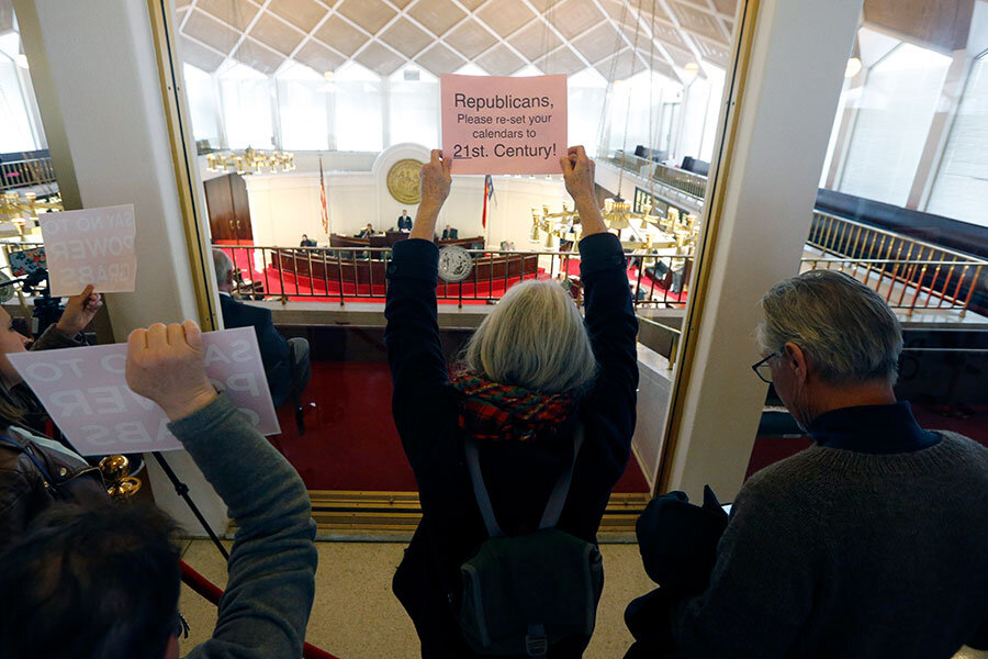 North Carolina's new law pushes the partisan envelope - CSMonitor.com