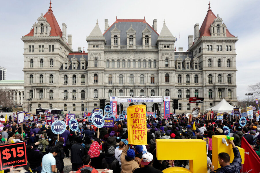 Minimum wage set to rise in 19 states in 2017: Dulling of a partisan ...