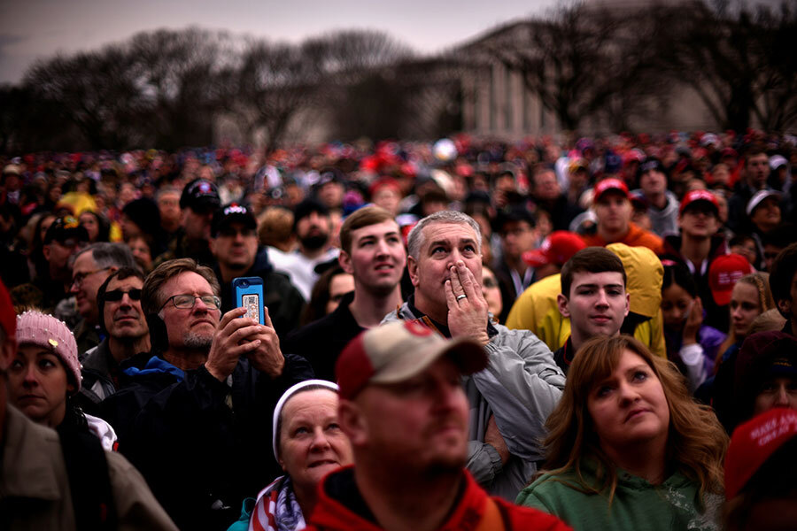 On Inauguration Day, Washington offers portrait of a polarized America ...