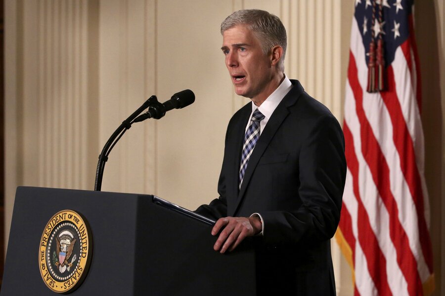 President Trump nominates Judge Neil Gorsuch for the Supreme Court ...