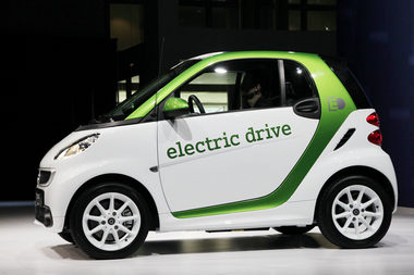 New electric smart car store