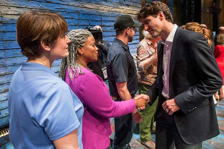 Ms. Trump and Trudeau: Unlikely pair take in a show celebrating ...