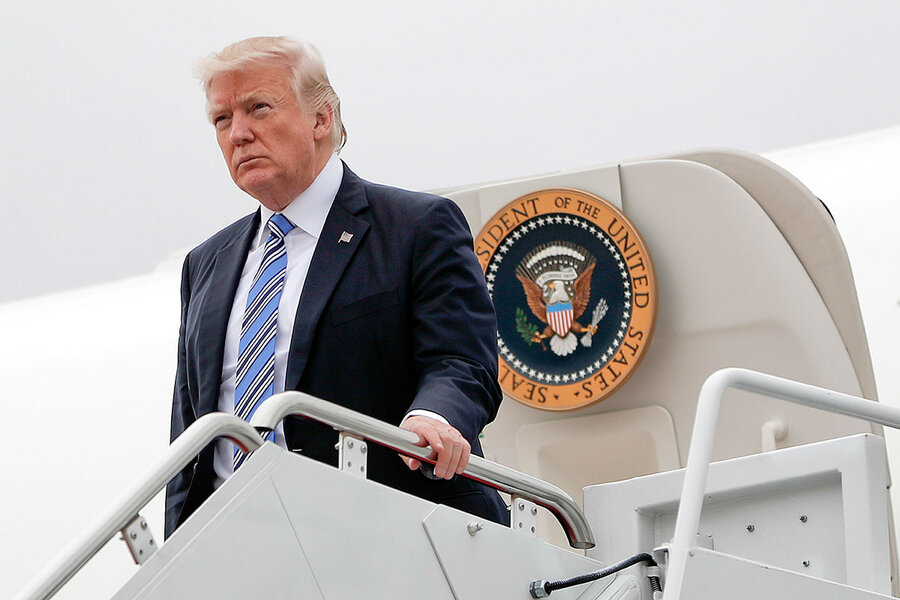 Trump's first trip: Can he offer leadership on both security and values ...
