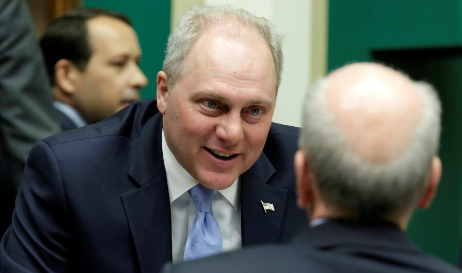 Rep. Scalise shot at congressional baseball practice - CSMonitor.com
