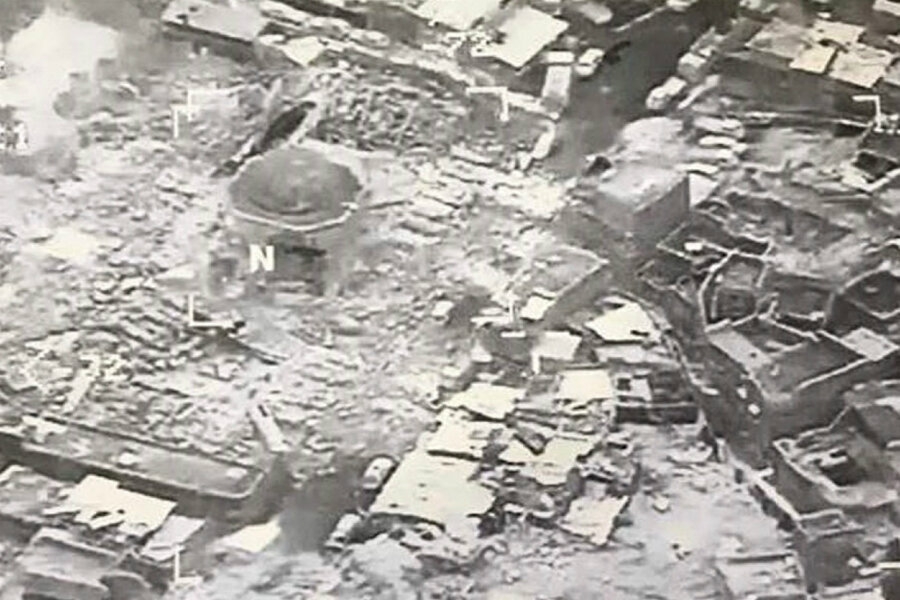 ISIS destroys Mosul mosque, thought to be act of desperation ...