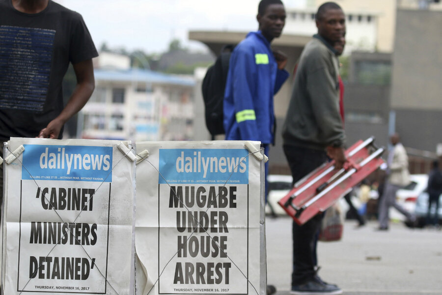 Mugabe refuses to leave presidency despite military pressure ...