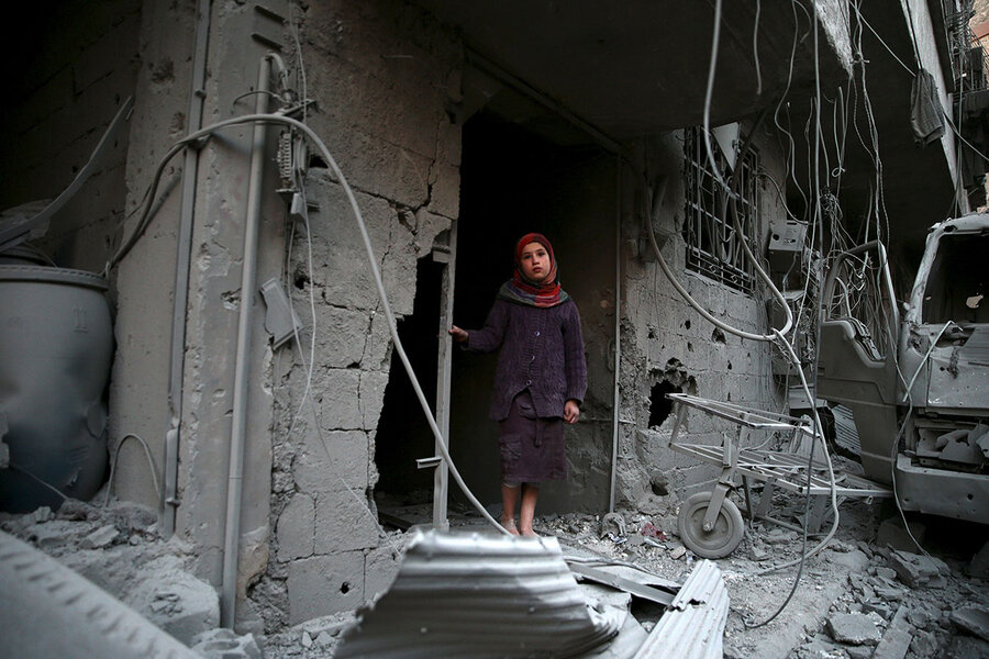 In Syrian 'epicenter of suffering,' women model resilience - CSMonitor.com