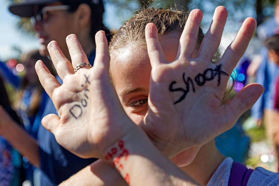 Student walkouts protest gun violence - CSMonitor.com Student walkouts protest gun violence - CSMonitor.com