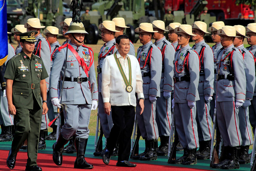 The Duterte dissonance: One leader, two Philippines? - CSMonitor.com