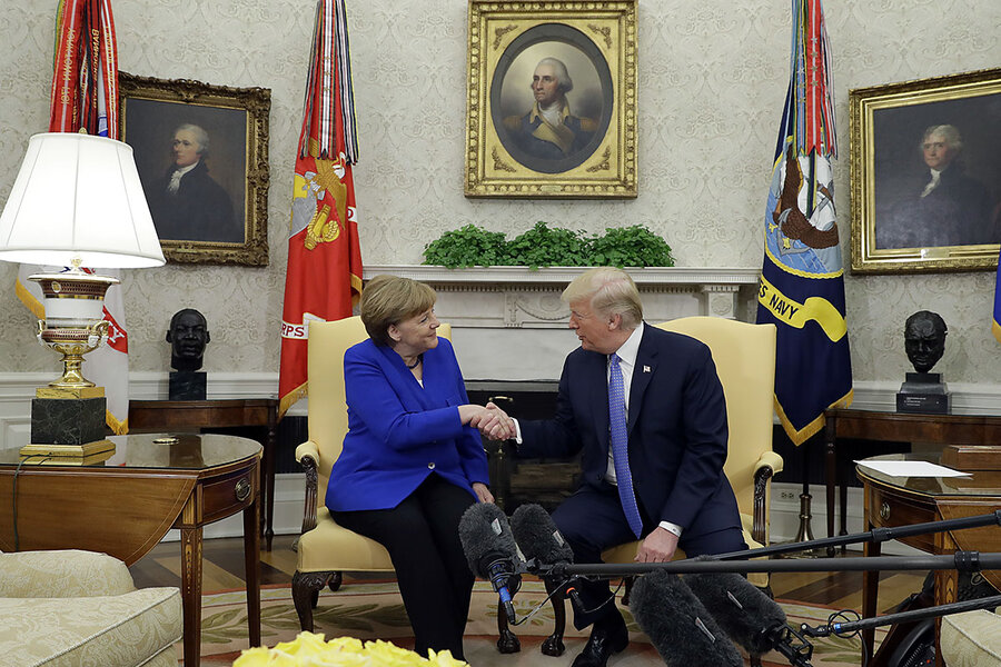 In back-to-back visits, Macron and Merkel look for manageable middle ...