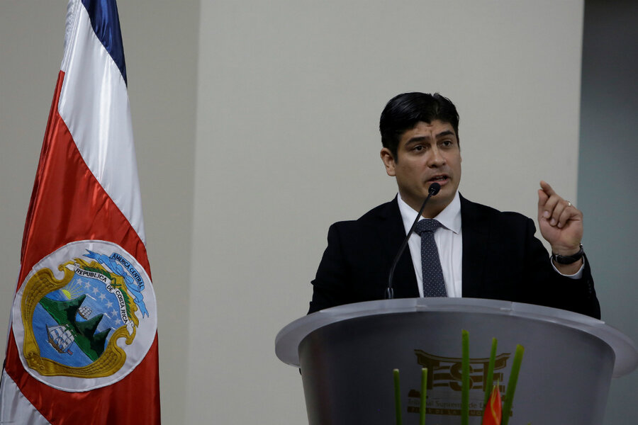 Costa Rica's president elect promises zero-carbon transport - CSMonitor.com