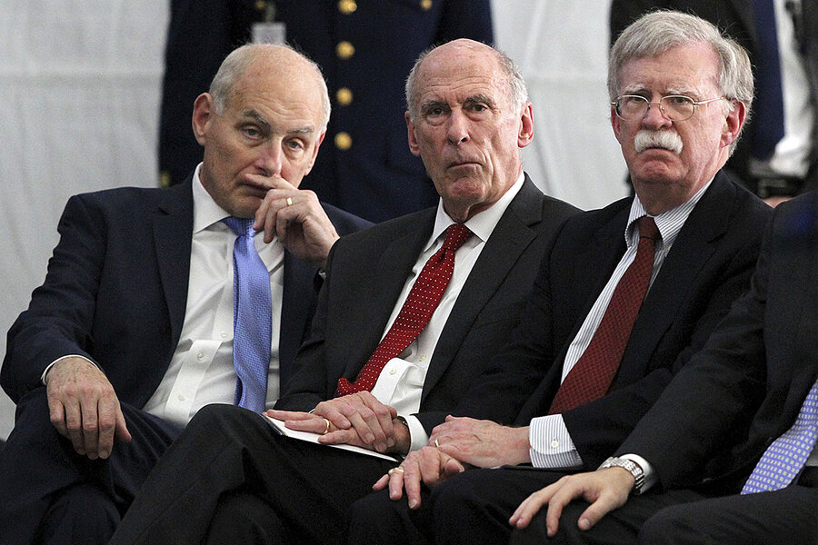 Why Trump advisers stay, even when he flouts their advice - CSMonitor.com