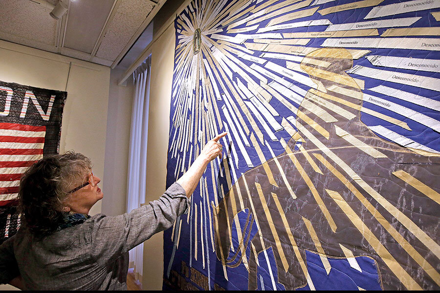 With paint and patchwork, artists offer a new perspective on ...