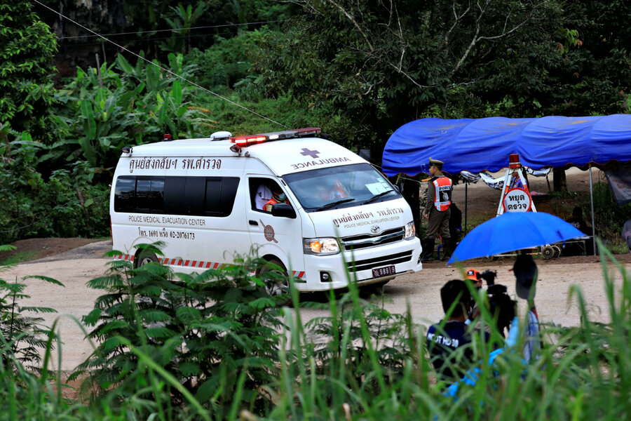 After 18 days, entire Thai soccer team rescued from cave - CSMonitor.com