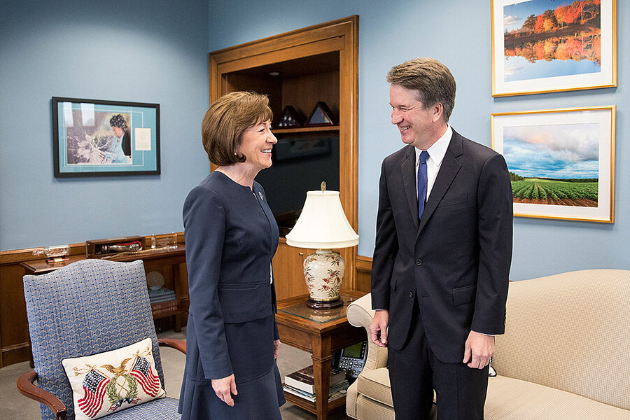 GOP moderates sit down with Kavanaugh as they prepare for critical vote ...