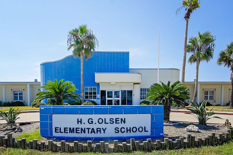 Back to school in Texas, a year after a hurricane - CSMonitor.com