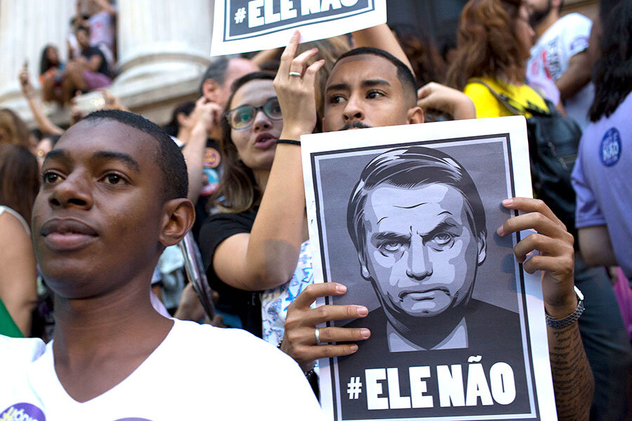 In Brazil, voters' far-right fears carry weight of history - CSMonitor.com