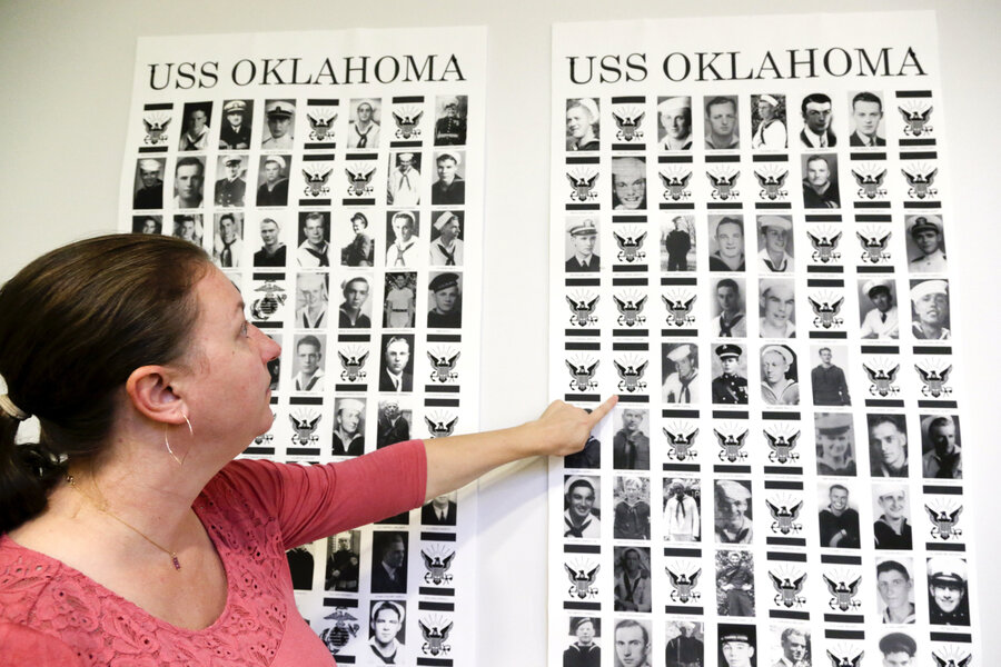Disinterred and flown home: the remains of lost US soldiers ...