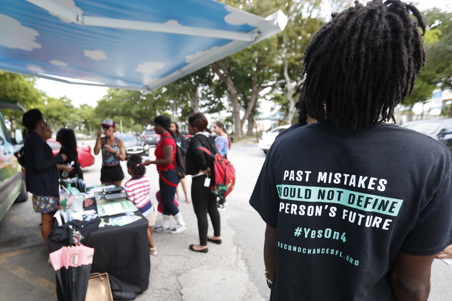 In Florida, felons regain their right to vote - CSMonitor.com