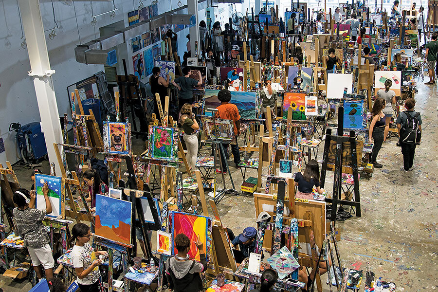 Under-resourced students find confidence and employment in this art ...