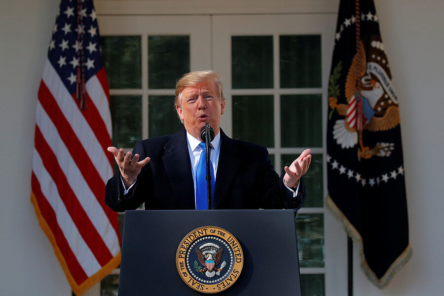 An expansion of American presidential power