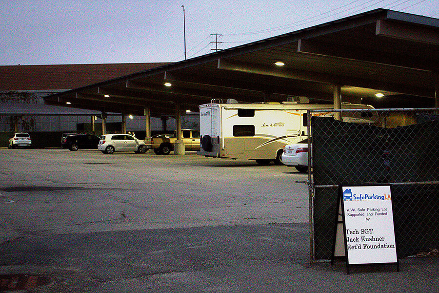 Housing the homeless safely in their cars, temporarily - CSMonitor.com