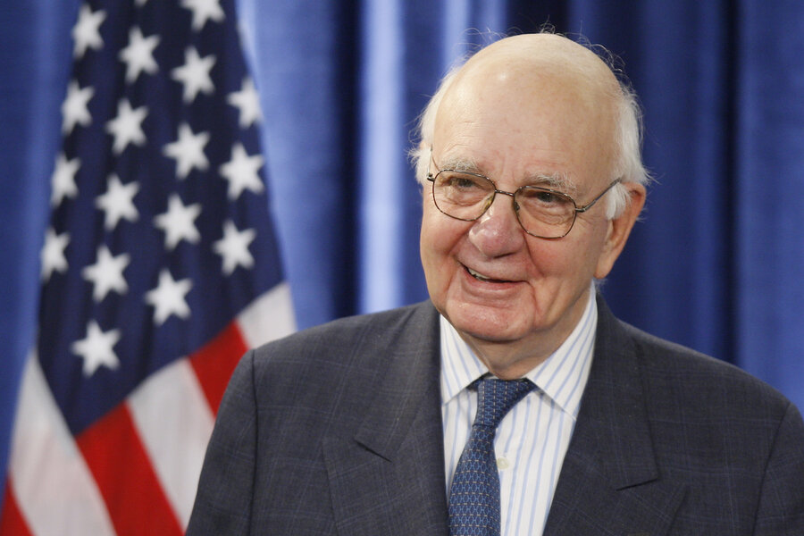 Former Fed chair Volcker remembered for 'Great Moderation' - CSMonitor.com