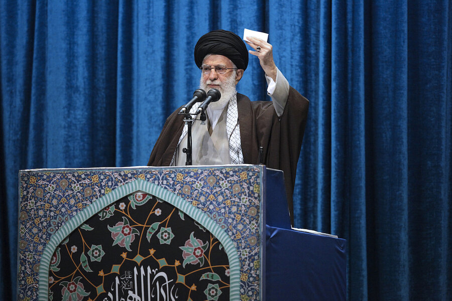 Iran's supreme leader slams 'American clowns' in rare appearance ...