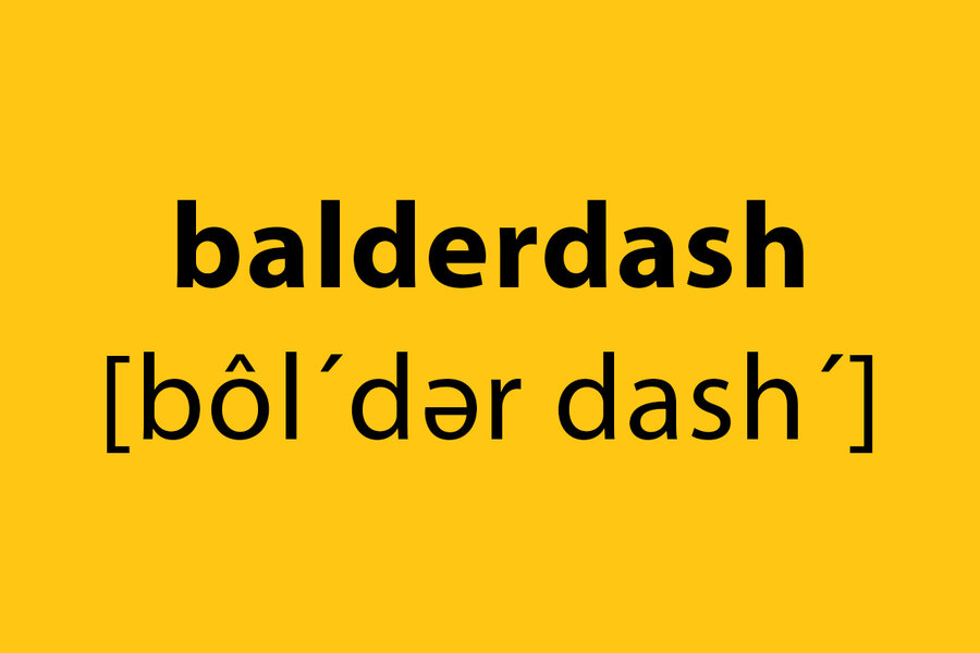 Where do nonsense words like ‘folderol’ come from? - CSMonitor.com