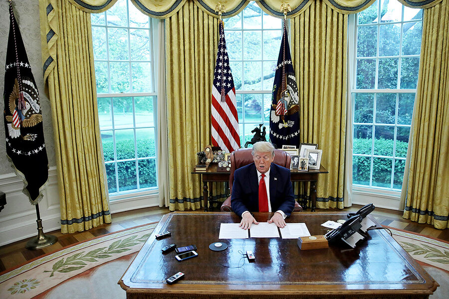 Amid pandemic woes, Trump turns spotlight onto ‘Obamagate’ - CSMonitor.com