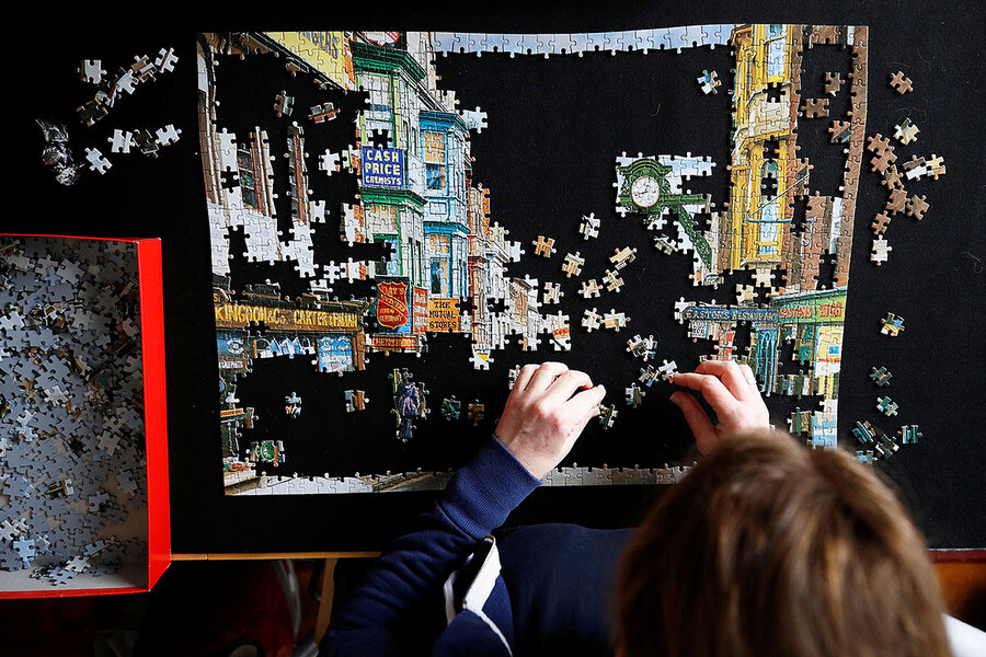 Puzzles take the edge off a puzzling time