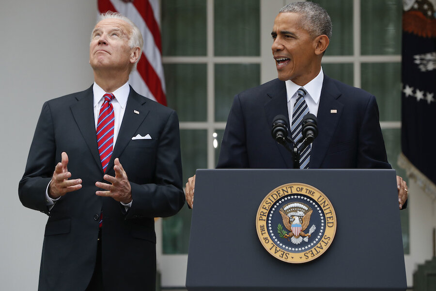 Obama emerges as a player in Biden's 2020 presidential race - CSMonitor.com